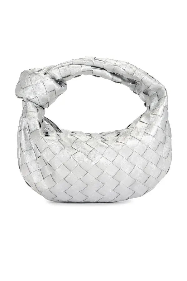 Bottega Veneta Mini Jodie Bag - Silver