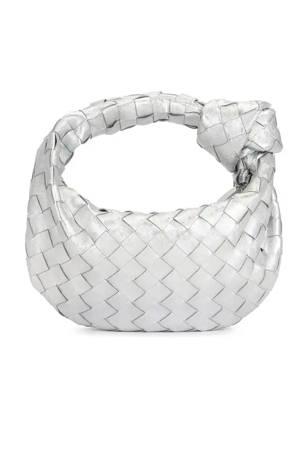 Bottega Veneta Mini Jodie Bag - Silver
