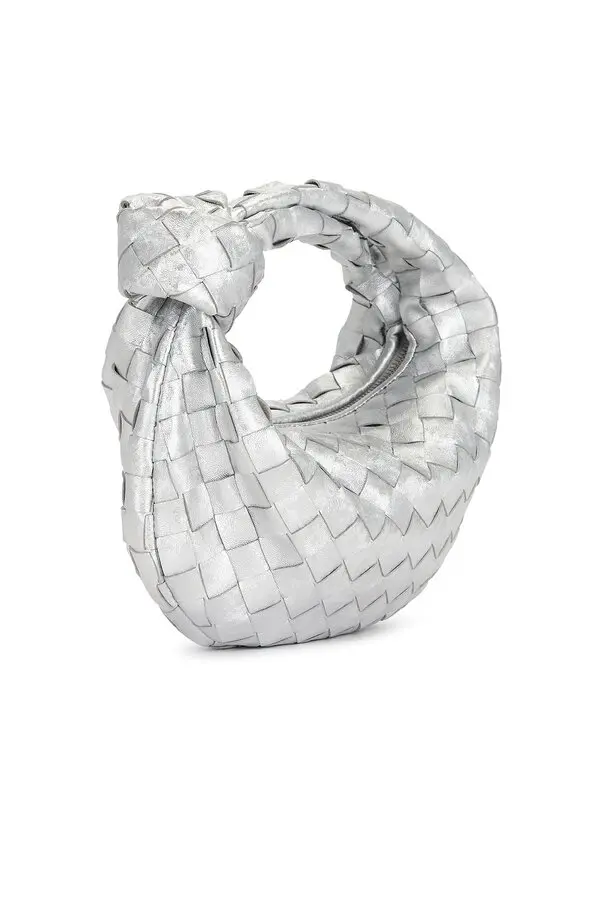 Bottega Veneta Mini Jodie Bag - Silver