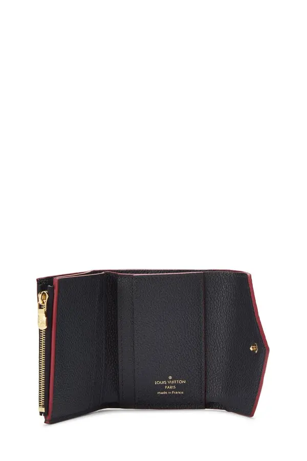 LOUIS VUITTON Bleu Infini Monogram Empreinte Zoe Wallet