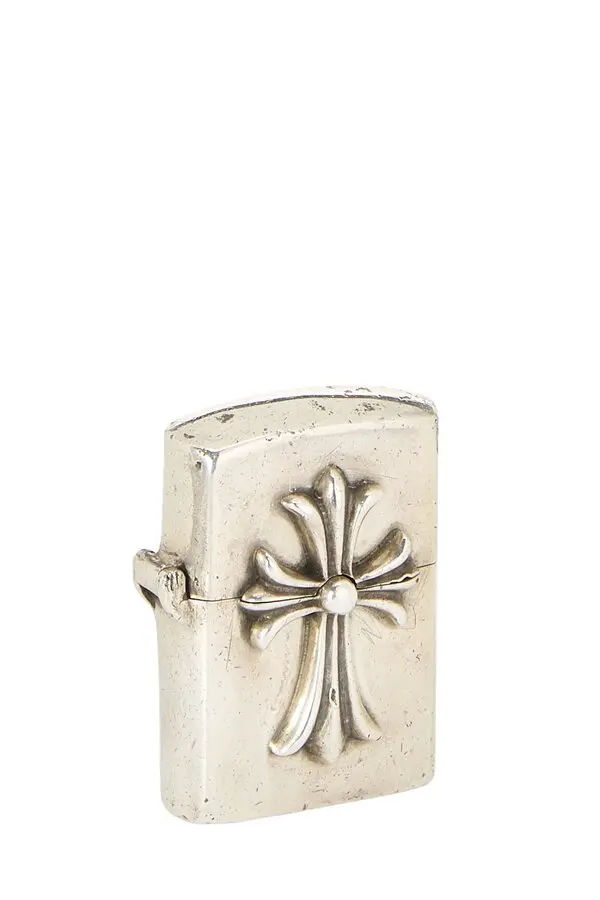 Chrome Hearts Sterling Cross Zippo Lighter