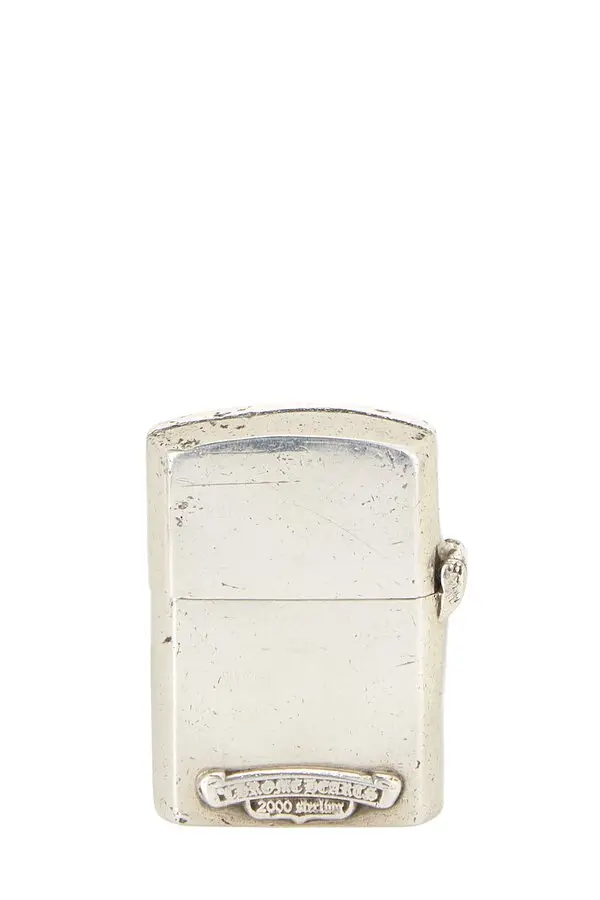 Chrome Hearts Sterling Cross Zippo Lighter