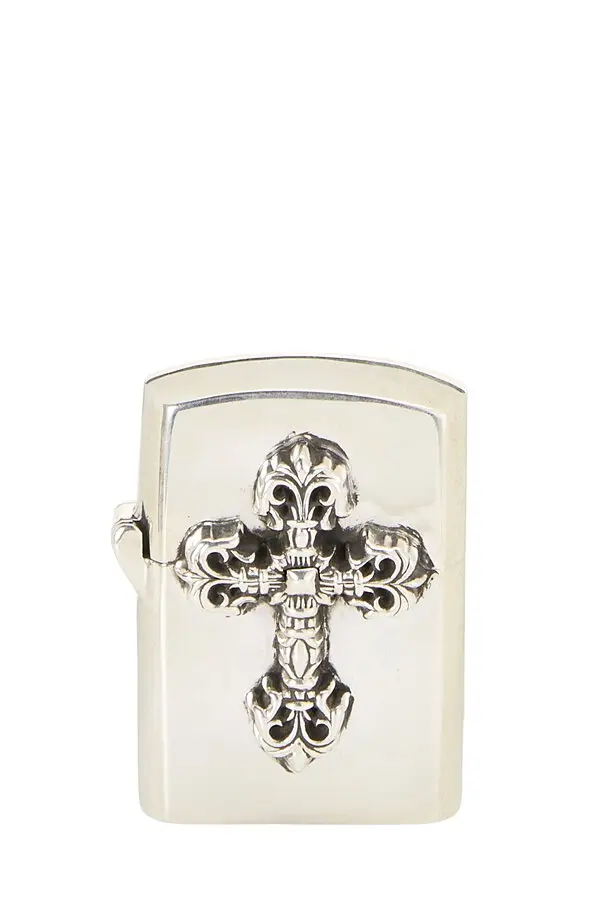 Chrome Hearts Sterling Filigree Cross Lighter - Silver
