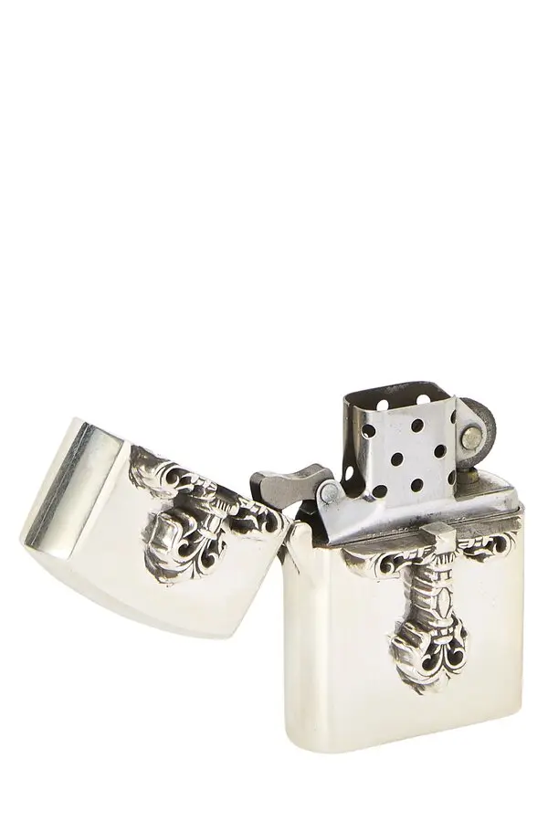 Chrome Hearts Sterling Filigree Cross Lighter