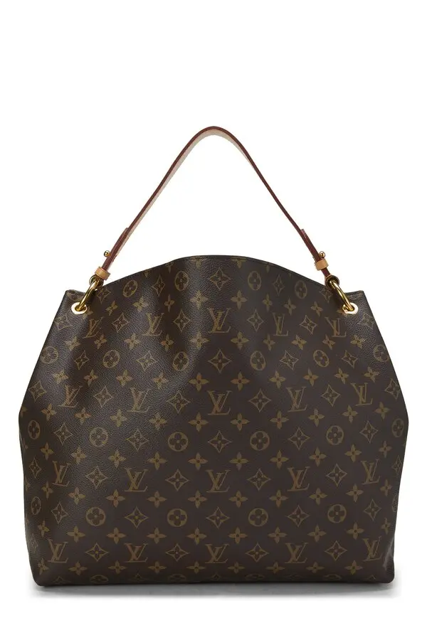 LOUIS VUITTON Monogram Graceful Tote - Brown