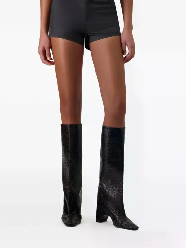 Coperni Textured Block Heel Boots