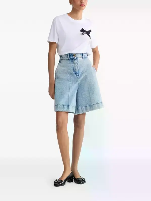 PATOU Belt-loops Shorts - Blue