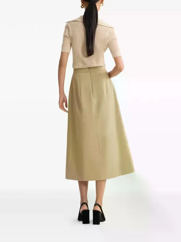 PATOU Button-fastening Midi Skirt