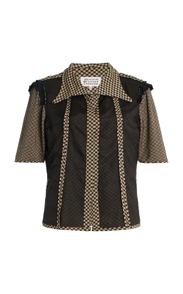 MAISON MARGIELA Checked Knit Shirt - Multi
