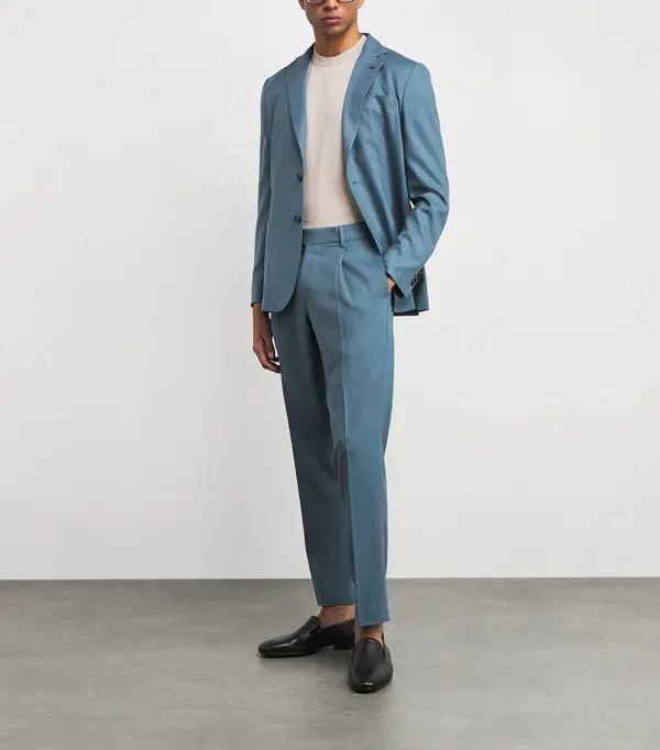 Colombo Cashmere Robert Blazer - Blue