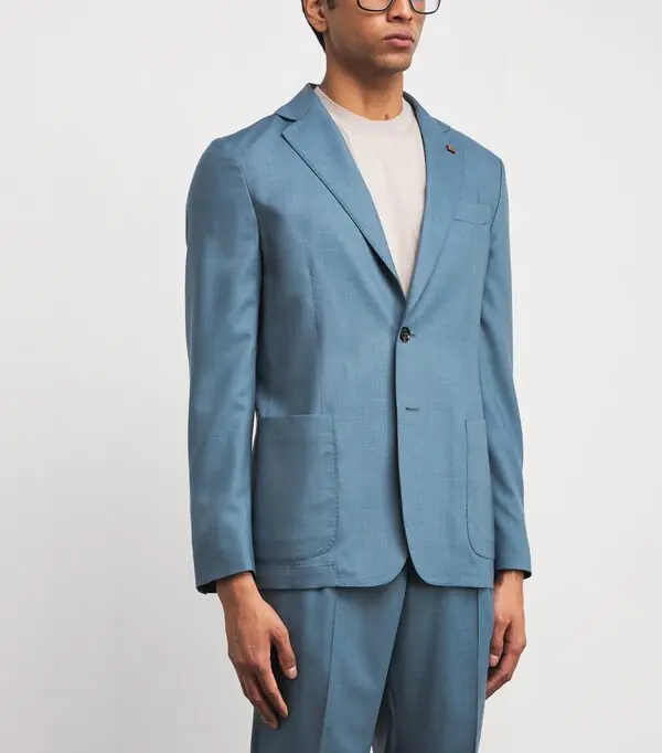 Colombo Cashmere Robert Blazer - Blue