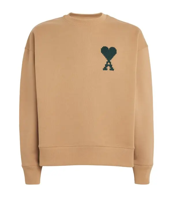 Ami Cotton Logo Sweatshirt