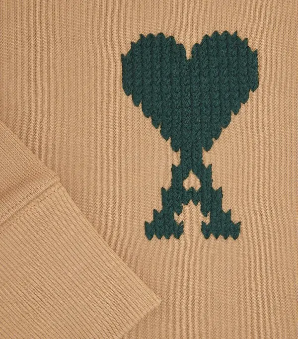 AMI Paris Cotton Logo Sweatshirt