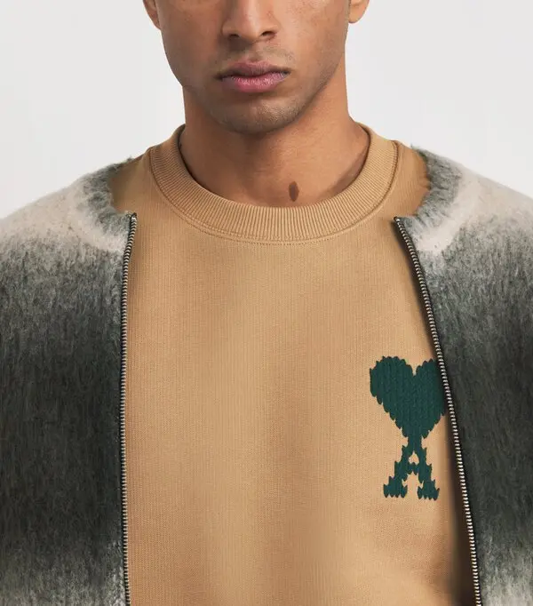 AMI Paris Cotton Logo Sweatshirt