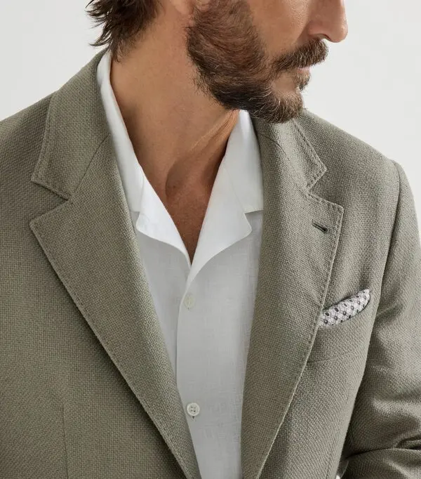 Brunello Cucinelli Deconstructed Cavallo Blazer