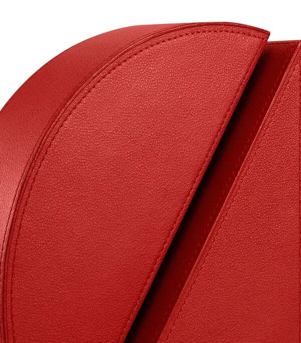 Assouline Leather Right Cubist Bookend - Red