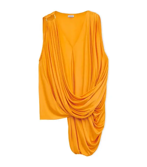 Loewe Draped Sleeveless Top - Yellow