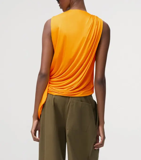Loewe Draped Sleeveless Top - Yellow