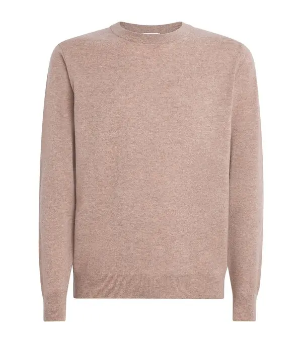 Sunspel Cashmere Crew-neck Sweater - Beige