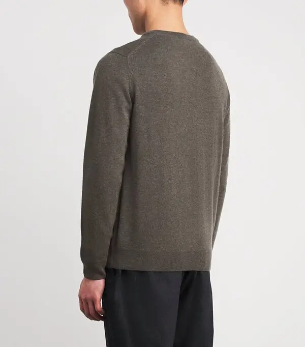 Sunspel Cashmere Crew-neck Sweater - Green