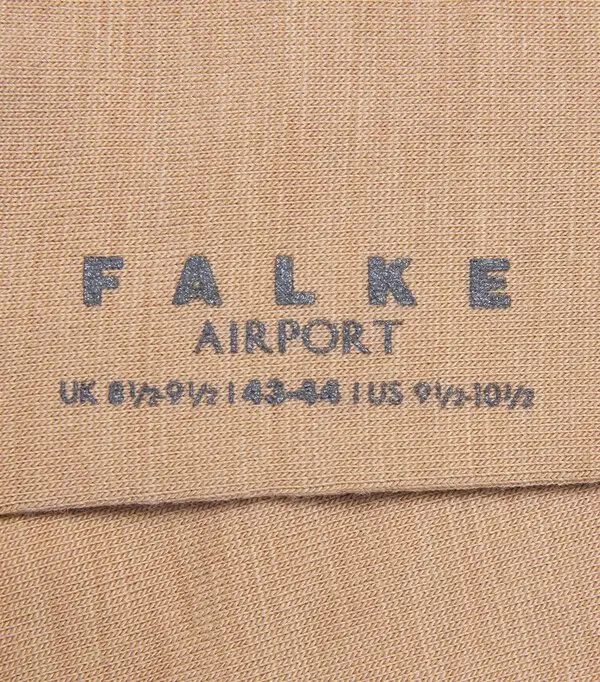 Falke Airport Wool-cotton Blend Socks - Beige