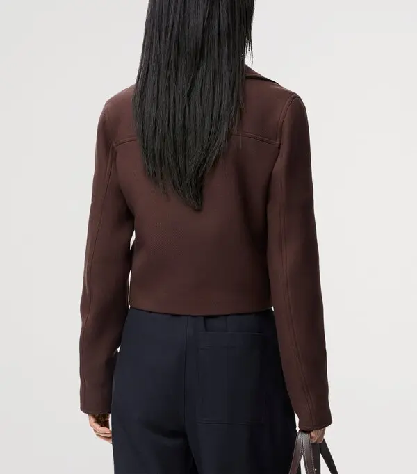 Loewe Wool-blend Cropped Jacket