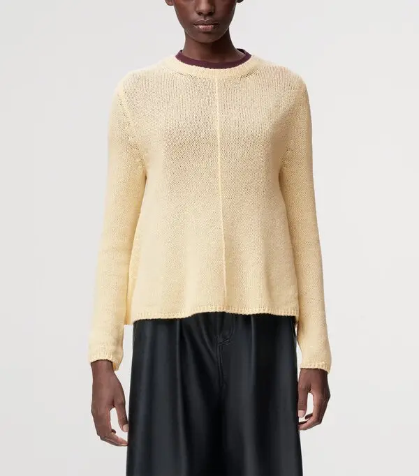 Loewe Cashmere Button-up Sweater - Beige