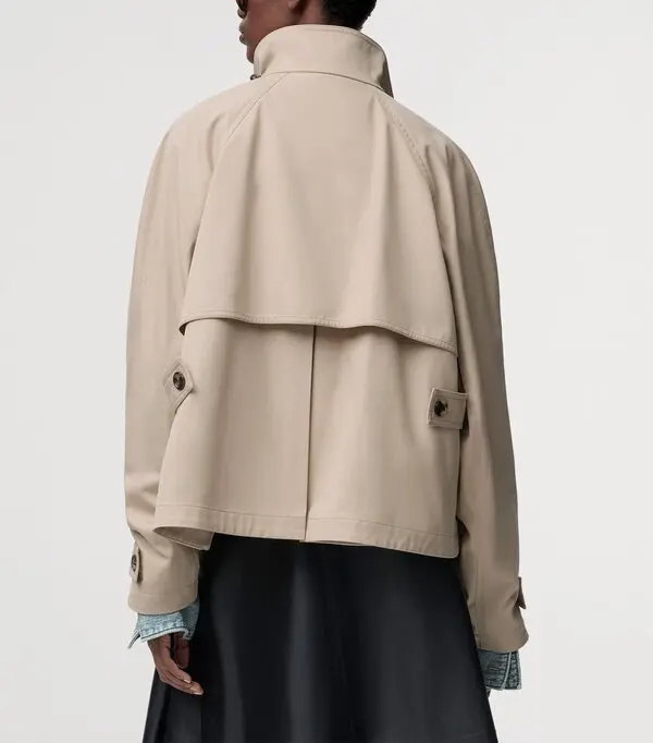 Loewe Cotton-silk Cropped Coat