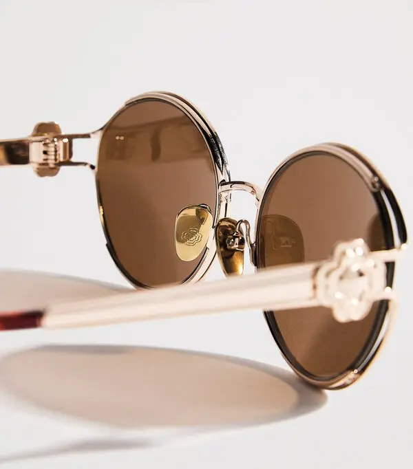 Maje Round Frame Sunglasses