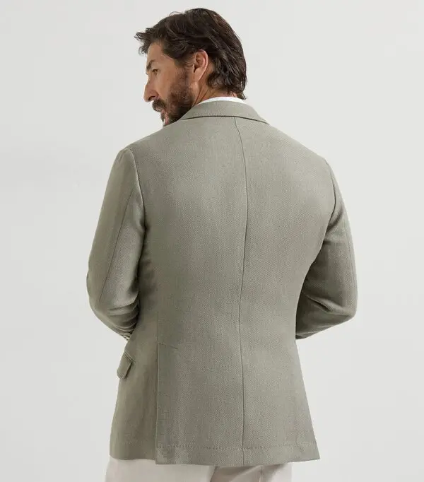 Brunello Cucinelli Deconstructed Cavallo Blazer