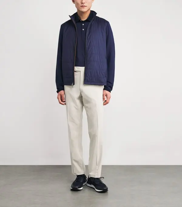 Rlx Ralph Lauren Padded High-neck Jacket - Navy