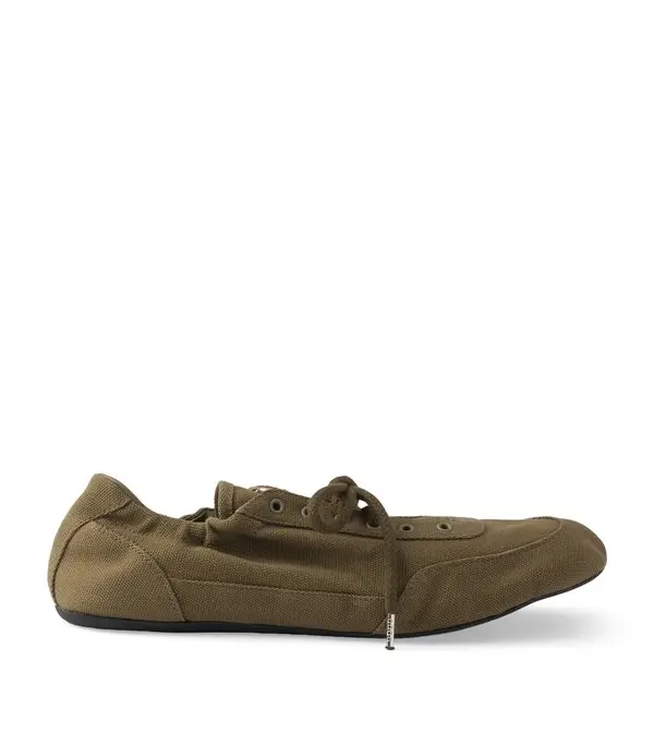 Prada Canvas Collapse Sneakers