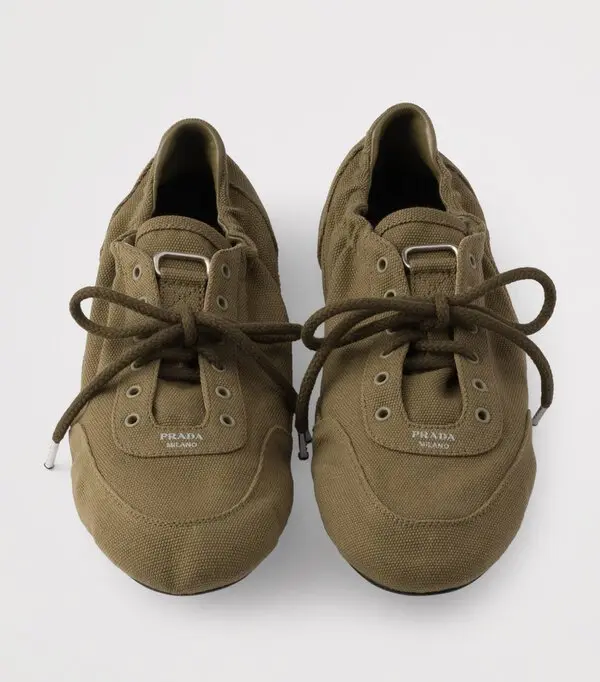Prada Canvas Collapse Sneakers