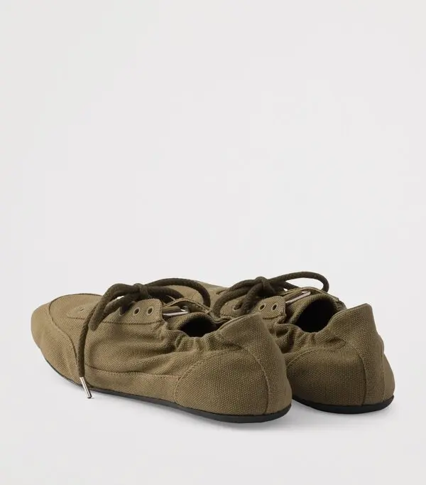Prada Canvas Collapse Sneakers