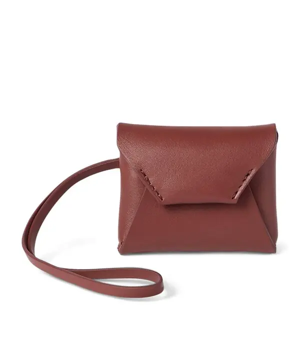 Brunello Cucinelli Leather Bag Charm - Red