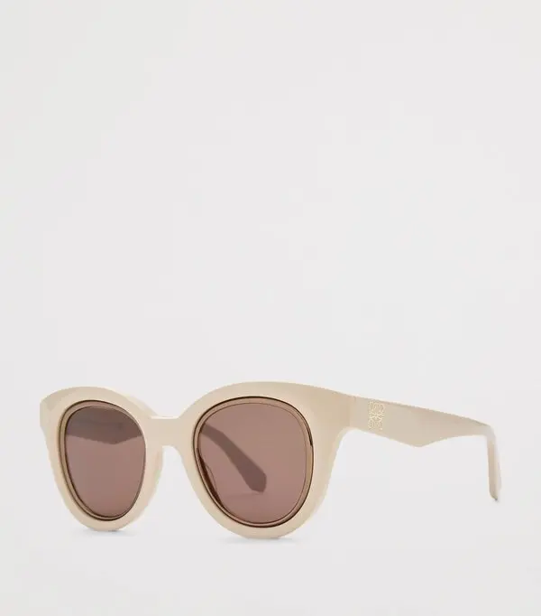 Loewe Mini Anagram Butterfly Sunglasses - Ivory