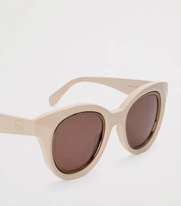 Loewe Mini Anagram Butterfly Sunglasses - Ivory