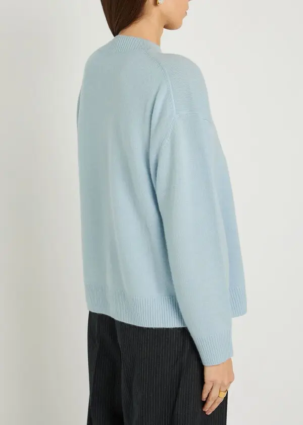 ANINE BING Lee Cashmere Jumper - Light Blue