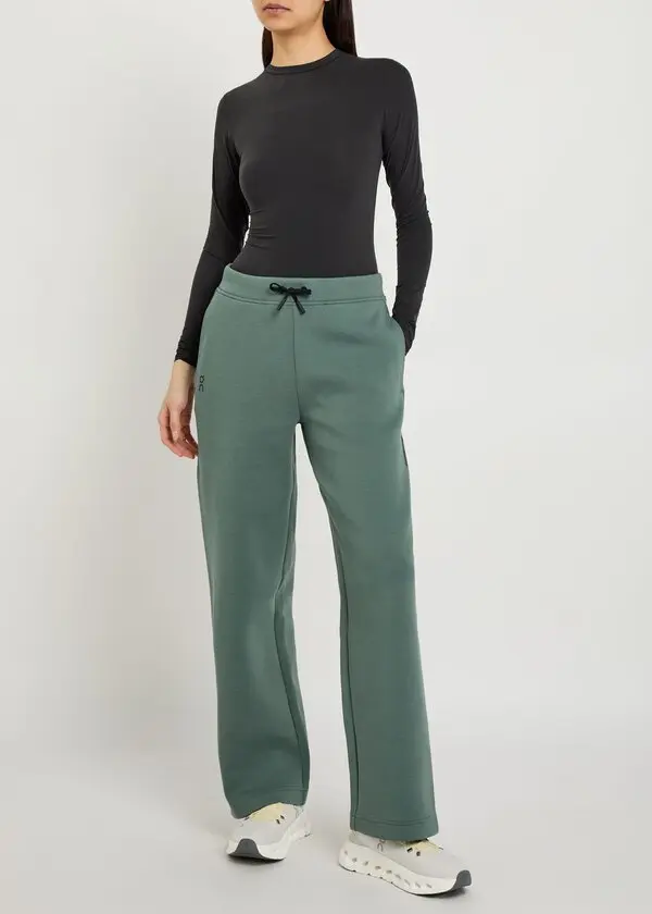 On Cotton-blend Sweatpants - Olive