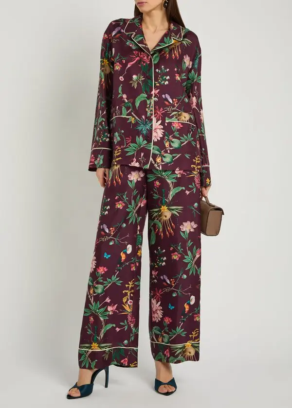 La DoubleJ Zooflora Printed Silk Shirt - Multicoloured