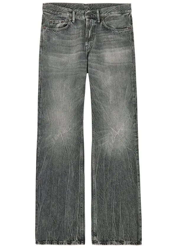 Acne Studios Washed Relaxed Straight-leg Jeans