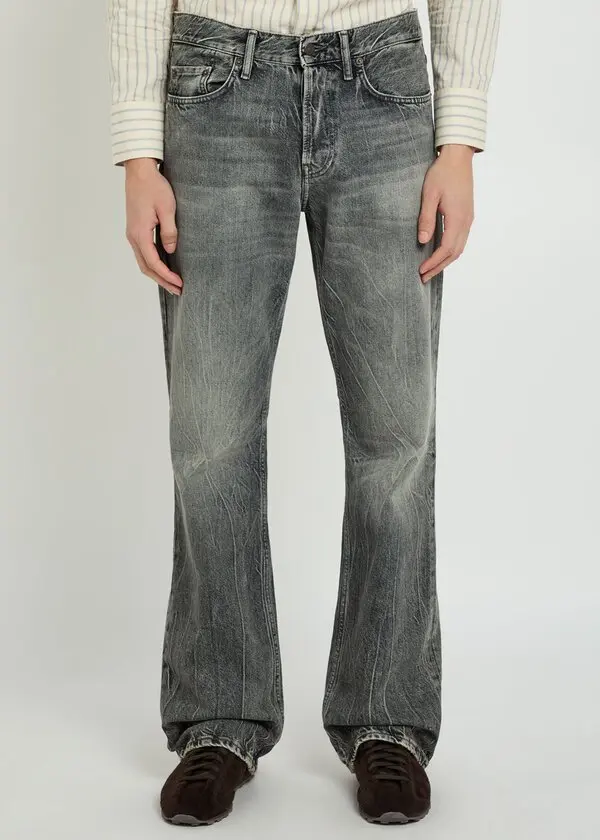 Acne Studios Washed Relaxed Straight-leg Jeans