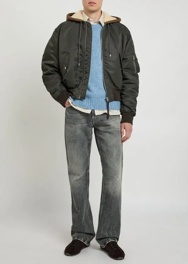 Acne Studios Washed Relaxed Straight-leg Jeans
