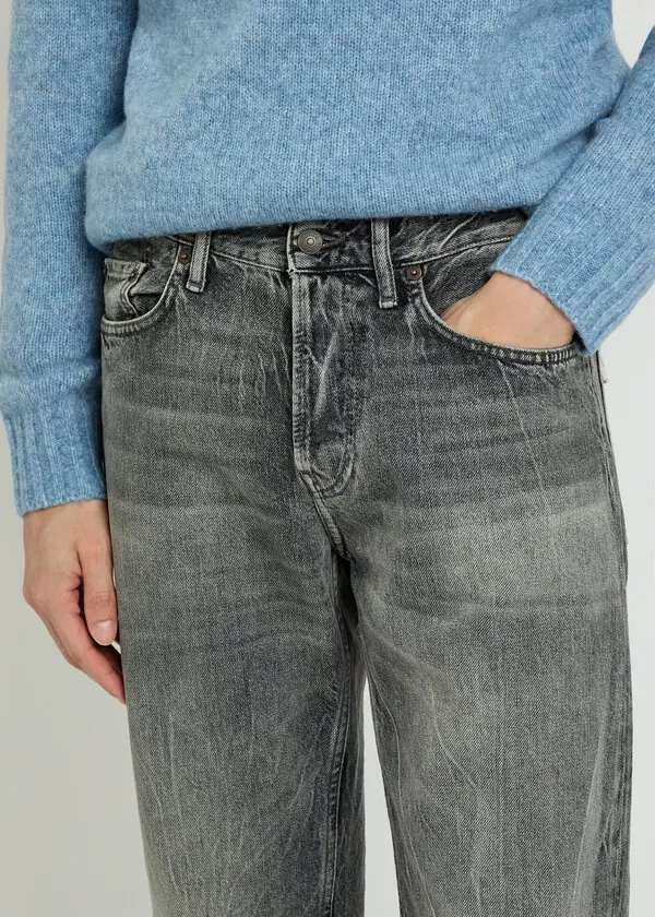 Acne Studios Washed Relaxed Straight-leg Jeans