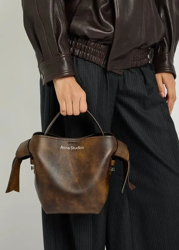 Acne Studios Musubi Mini Leather Shoulder Bag