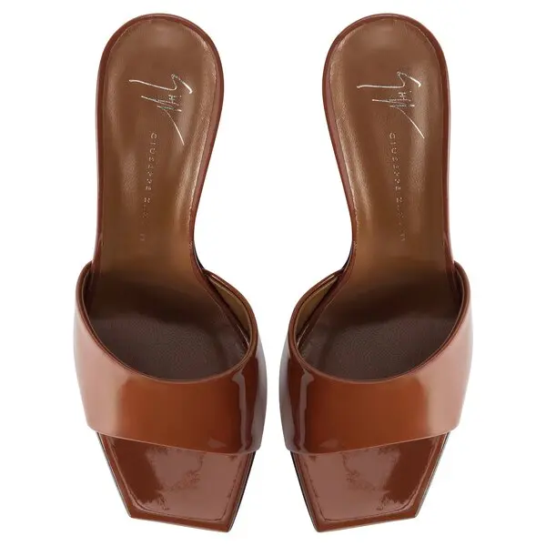 GIUSEPPE ZANOTTI Talia 90 Mule - Brown