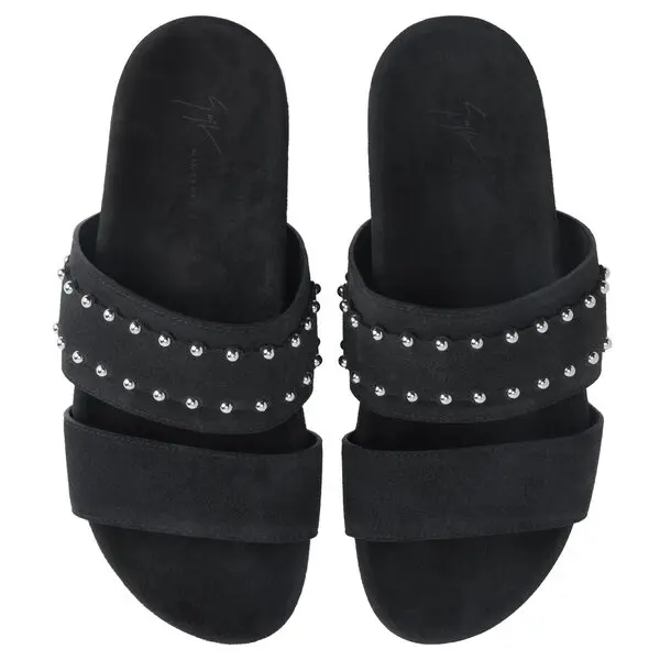 GIUSEPPE ZANOTTI Ryan Studs Sandals - Black