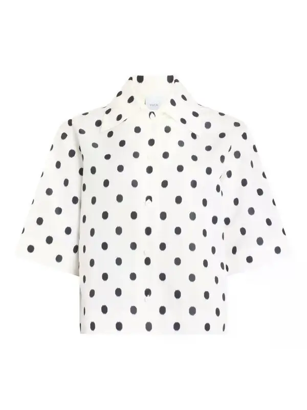 Patou Polka Dot Shirt - White
