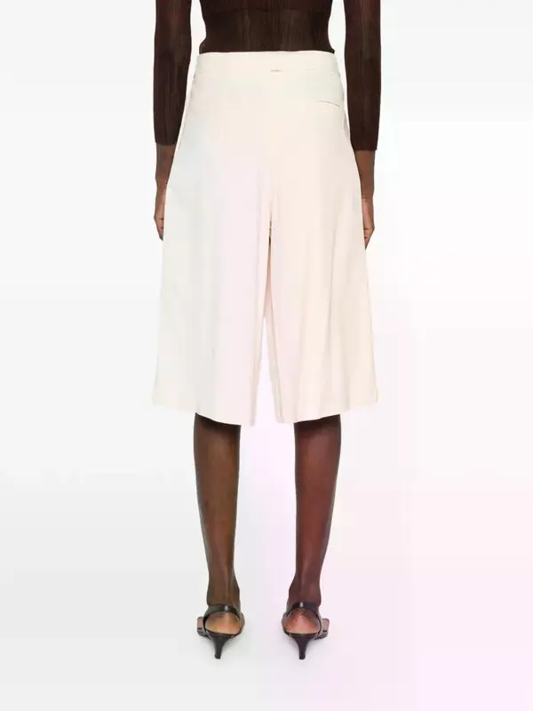 TWINSET Pleated Shorts - Neutrals