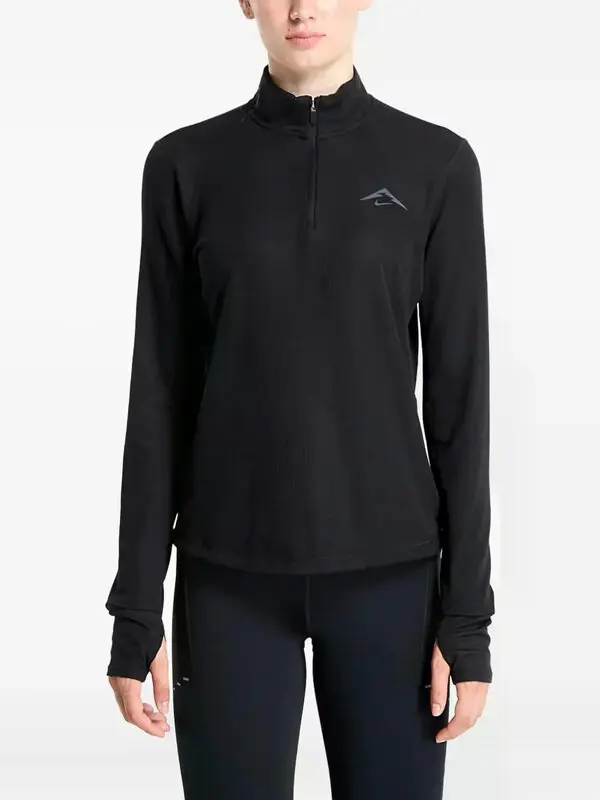 Nike Quarter-zip Sweatshirt With Thumb-hole Cuffs